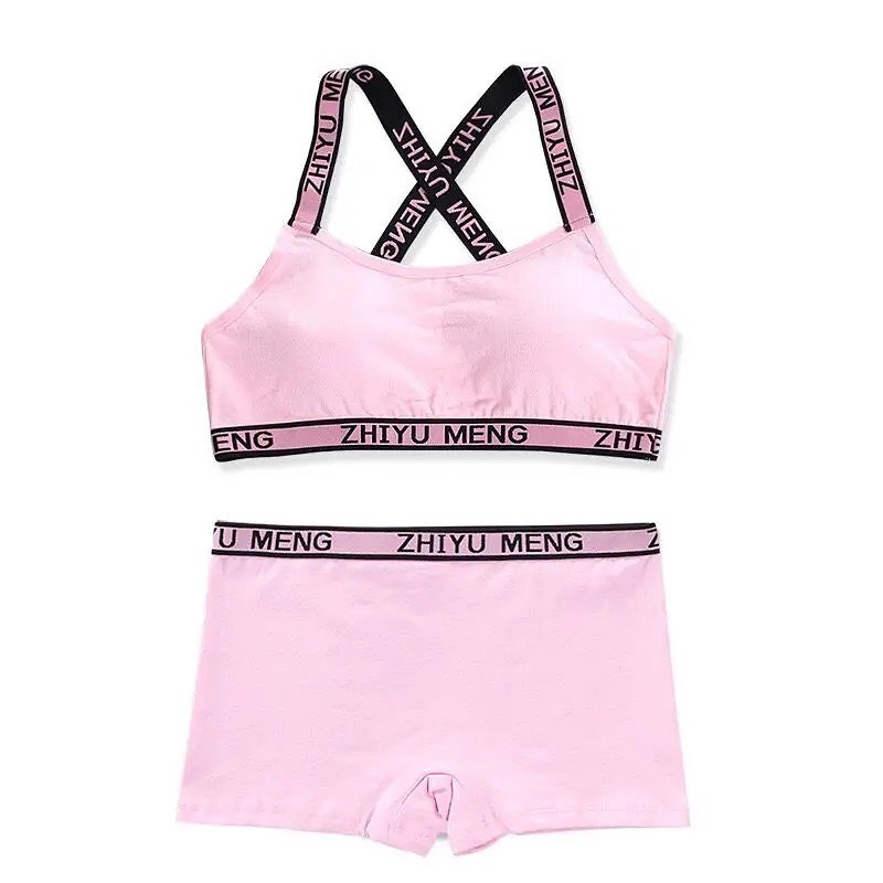 Cotton Sports Bra Panty Set Breathable Cotton Sports Bra and Panty set ...